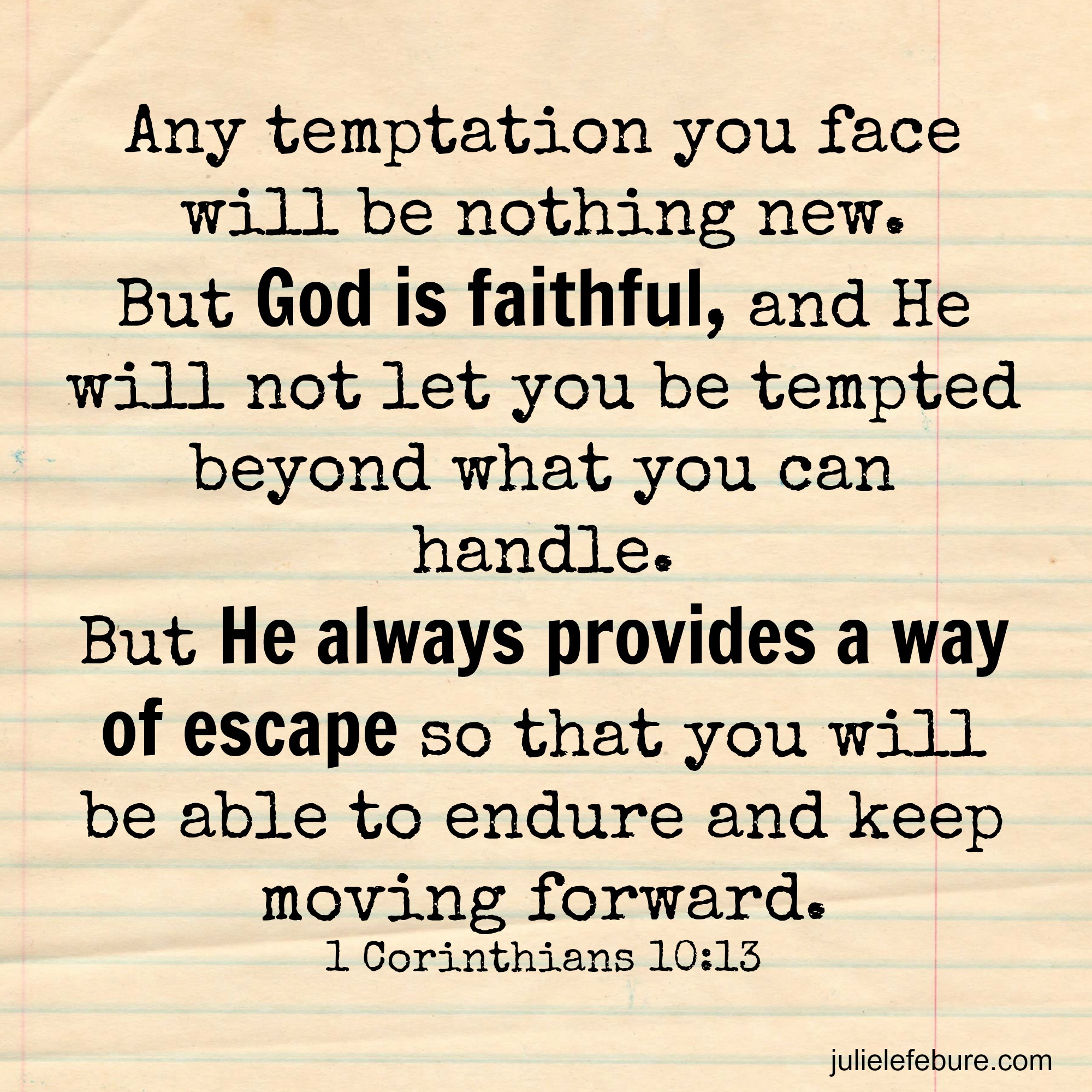 Temptation and French Fries - Julie Lefebure