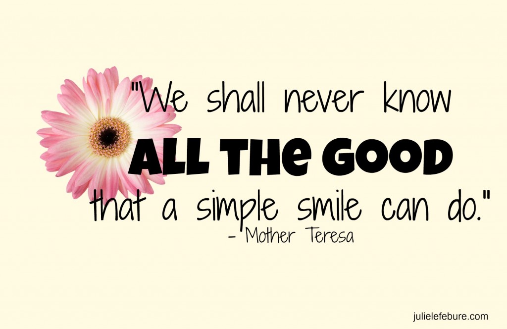 What a Smile Can Do - Julie Lefebure