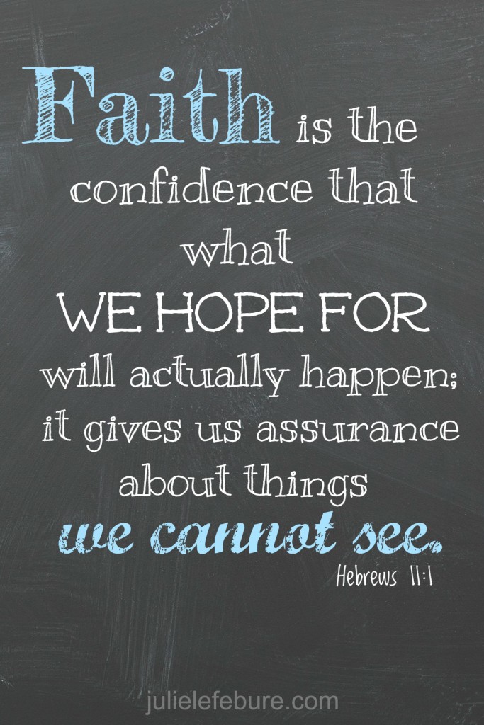 Trust In What We Can't See - Julie Lefebure