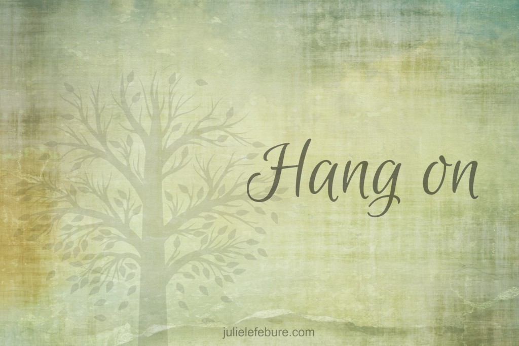 When It's Hard To Hang On - Julie Lefebure