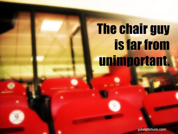 You, Me, The Chair Guy, And God - Julie Lefebure