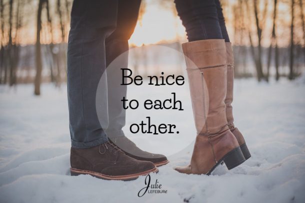 Be Nice To Each Other - Julie Lefebure